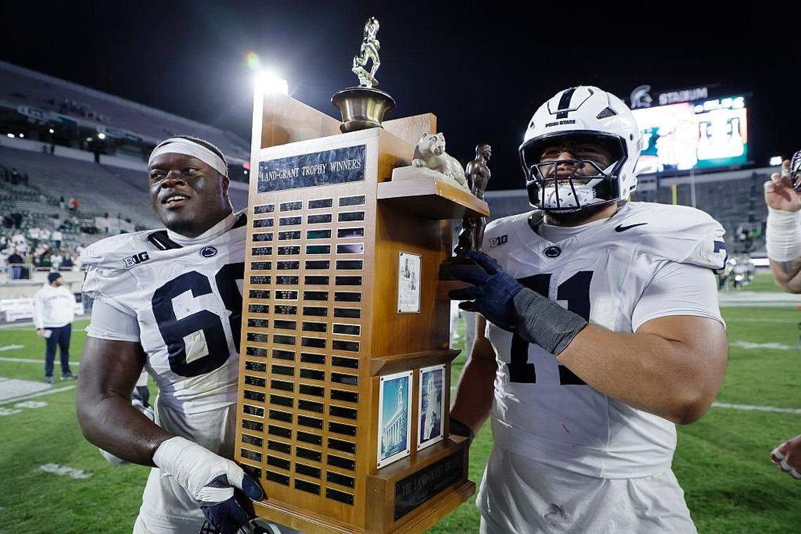 Penn State football ends skid with emotional win vs Michigan St ...