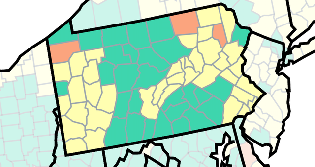 Where do I need a mask in PA? See latest COVID-19 CDC data | Centre ...